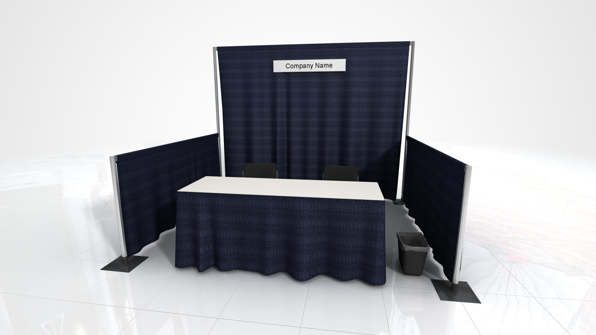 Booth Drape color and size for ATSSA's Convention & Traffic Expo